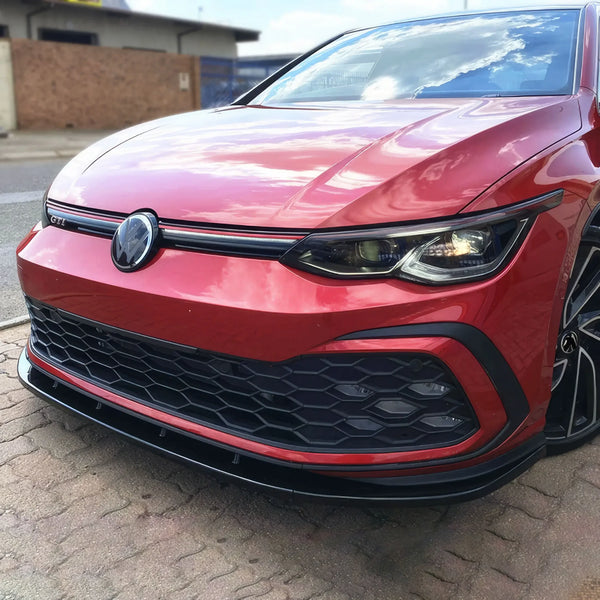 VW Golf 8 GTI / R-Line - Lame de Pare-Choc Avant - Noir – Revvo
